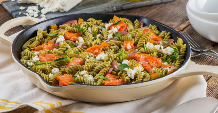 Fusilli with Salmon and Feta - Catelli Pasta Recipes